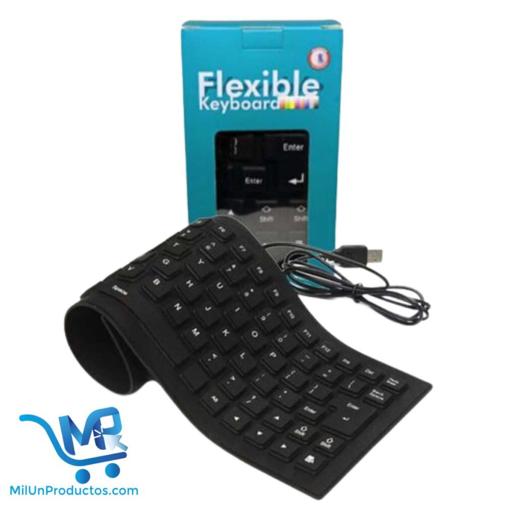 Teclado Flexible Usb Silicón Para Pc Laptop